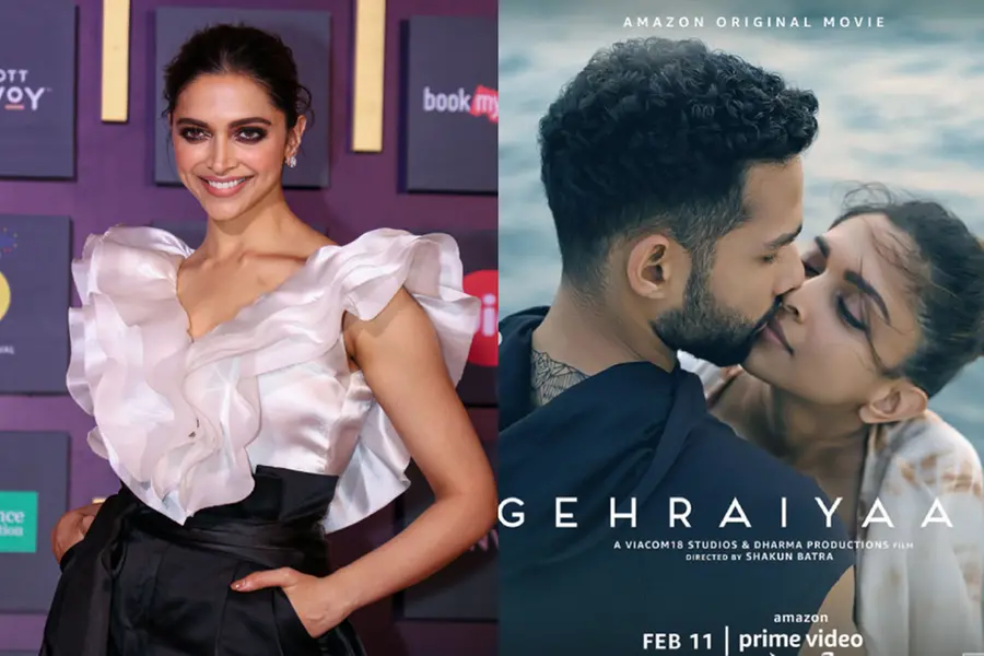 Deepika Padukone unveils posters of her upcoming movie 'Gehraiyaan' on ...