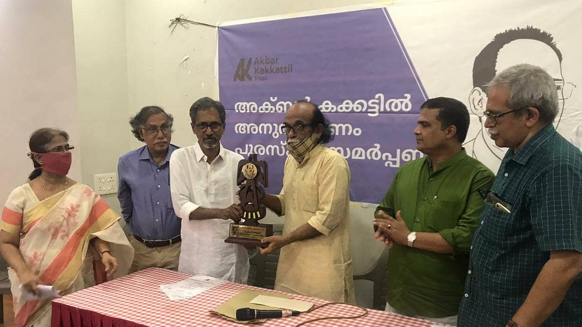 Writer P F Mathews bags Akbar Kakkattil Memorial Award