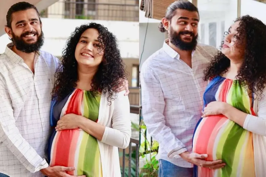 Actress Muthumani, hubby Arun expecting first child