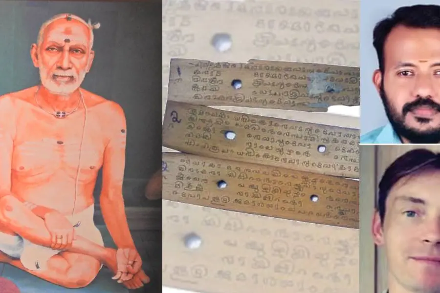Rare work penned by Poonthanam in Tamil Manipravalam recovered