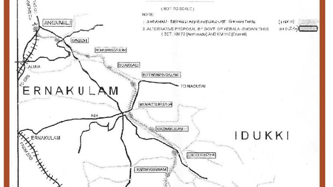 Southern Railway freezes Sabari rail line project