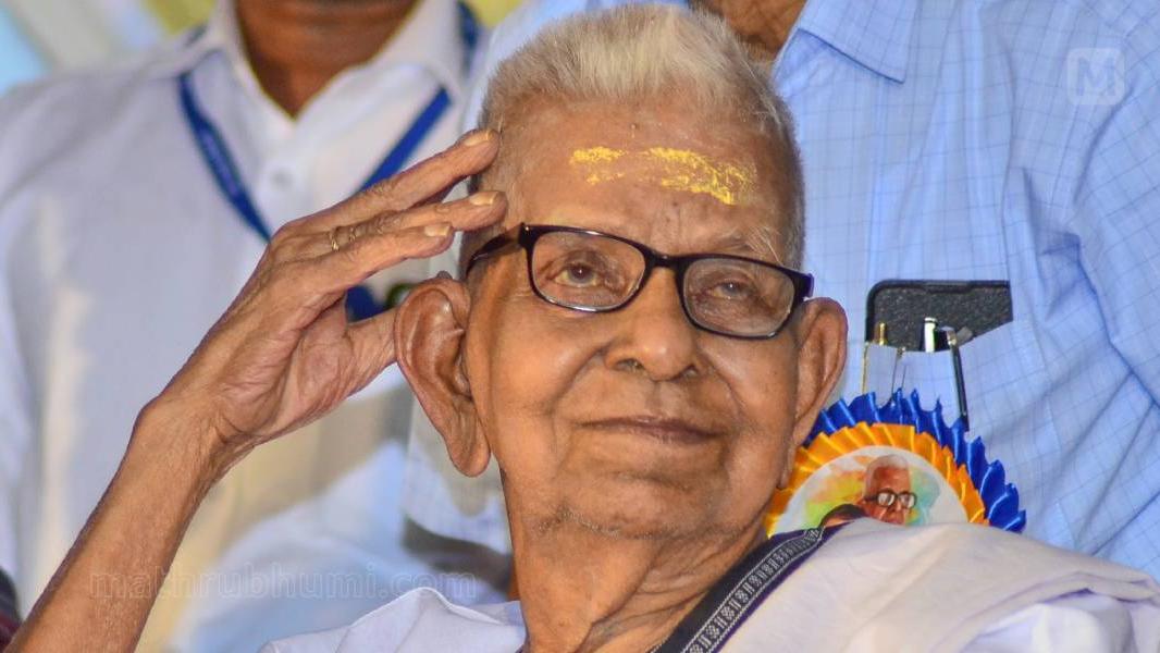 Renowned poet Akkitham Achuthan Namboothiri passes away | Mathrubhumi ...