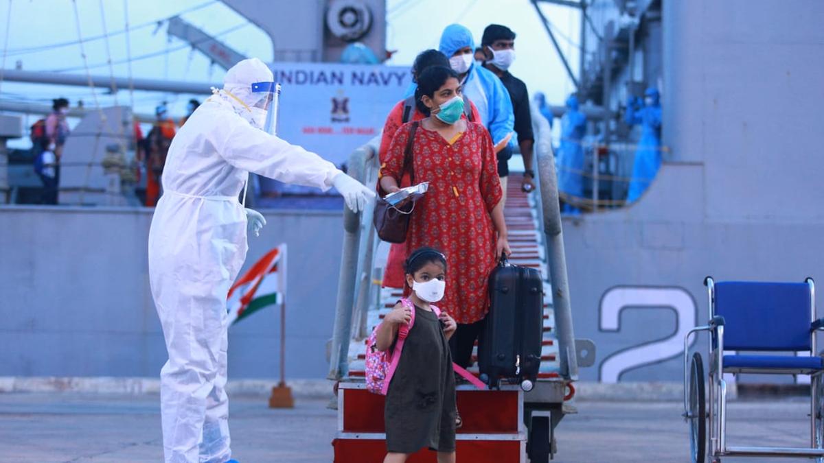 INS Magar arrives at Kochi with 202 Indian nationals from Maldives