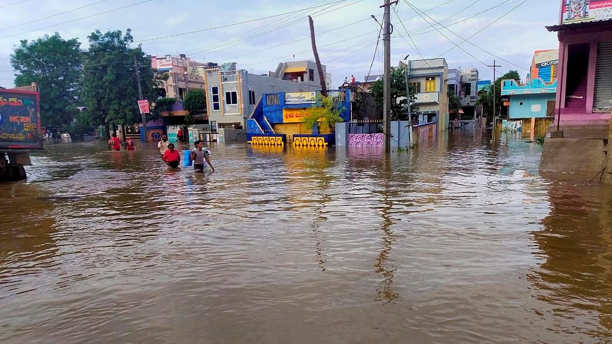 Main rail, road routes cut off in AP due to heavy flood