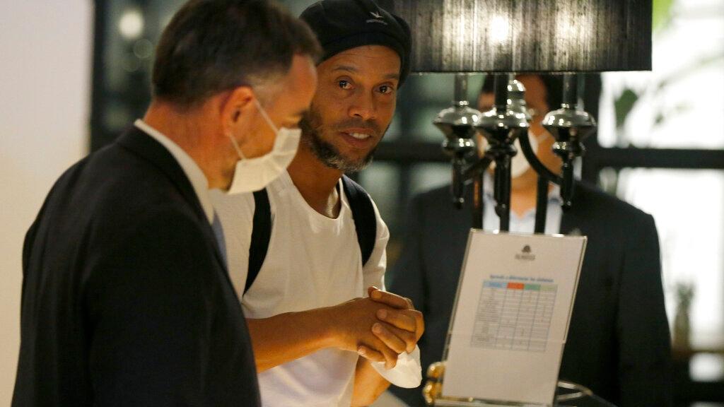 Ronaldinho leaves jail for luxury hotel house arrest