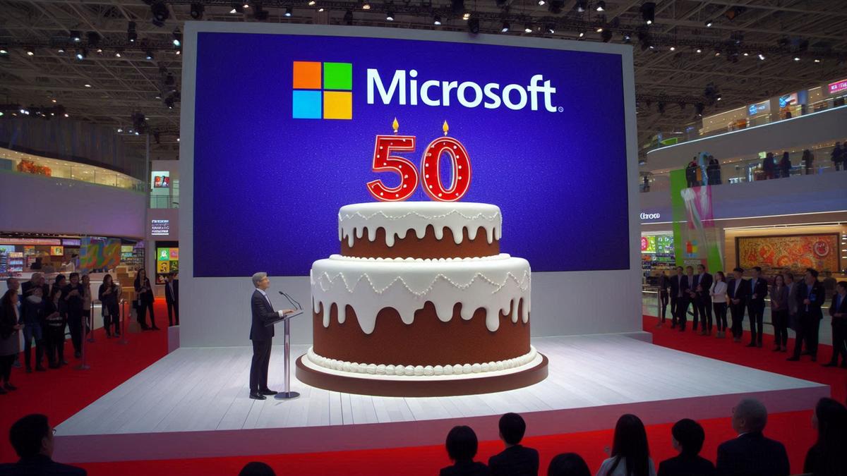 Microsoft turns 50: A big celebration of tech and good deeds ...