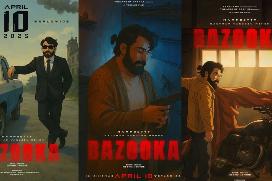 Mammootty joins the viral Ghibli trend: 'Bazooka' poster gets a whimsical makeover!