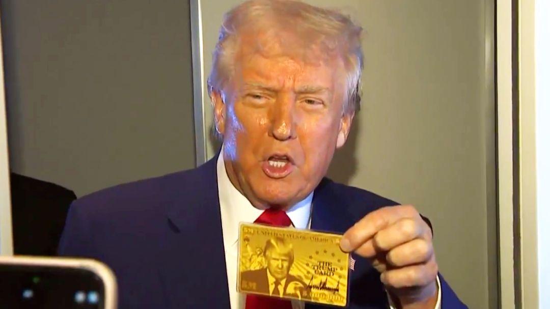 Donald Trump shows new Gold Card, says he is the 'first buyer' | WATCH