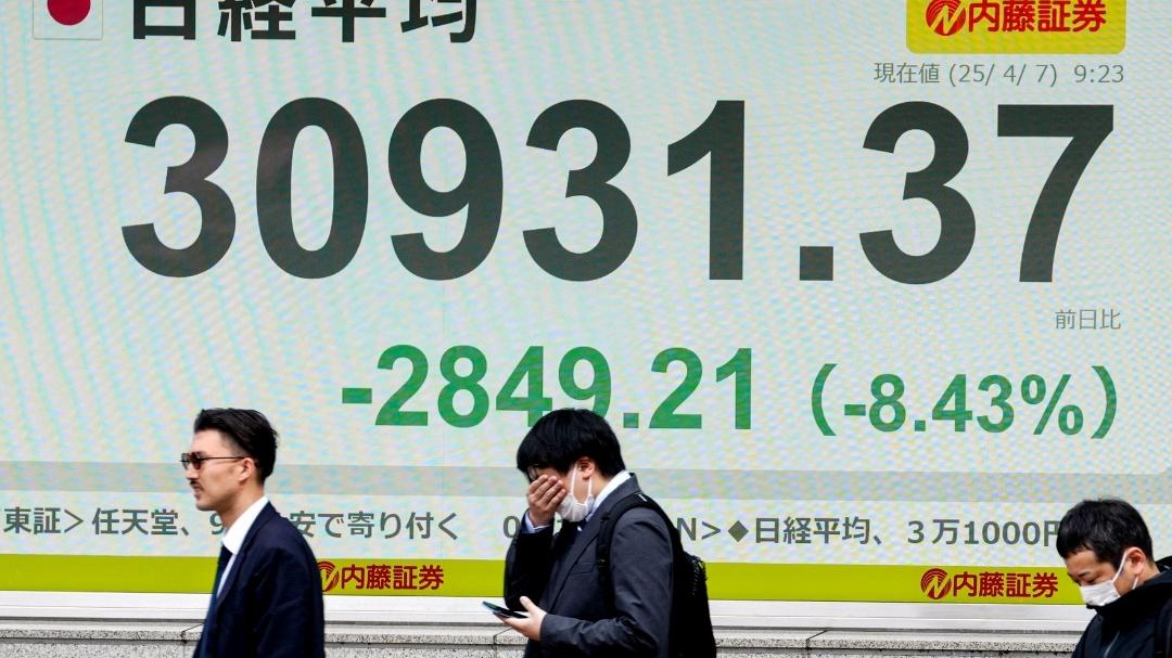 Global markets in freefall: Nikkei crashes nearly 8% amid US-China ...