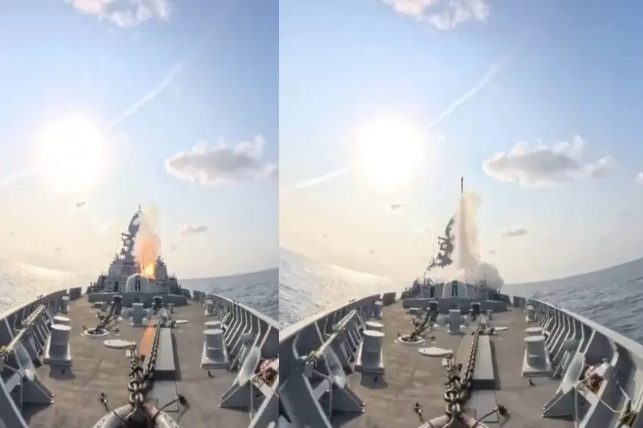 India's reply to Pakistan! INS Surat carries out test firing of MR-SAM ...
