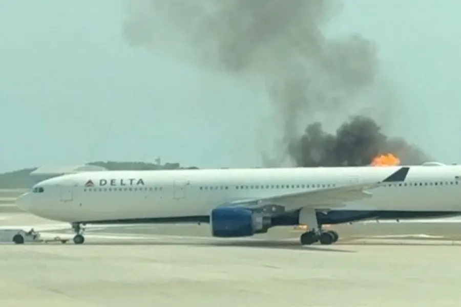 Major tragedy averted: Delta plane catches fire at Orlando airport ...
