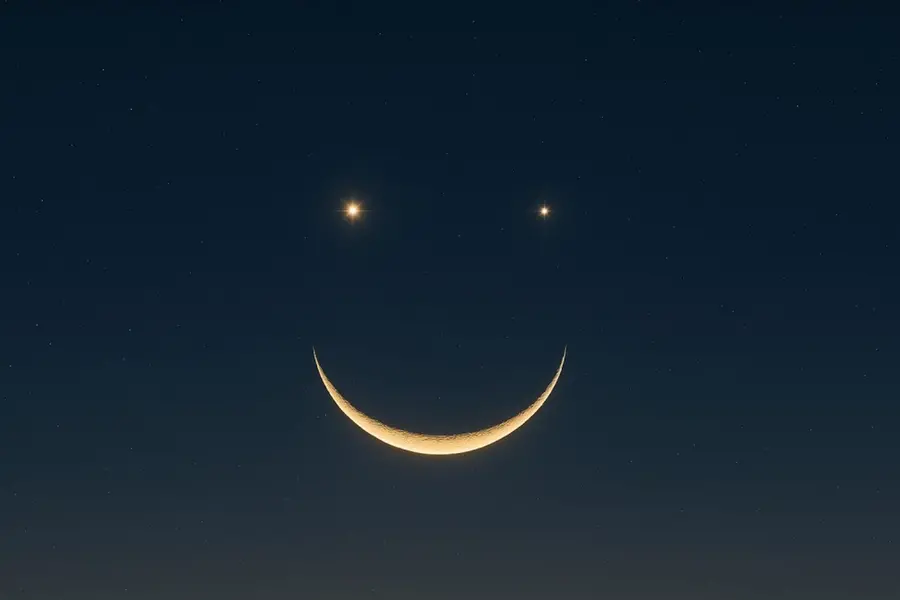 Smiley face in the sky: Look up to witness rare planet triple ...