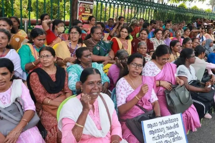 ASHA workers stand firm on 65th day of protest; to continue till wages ...