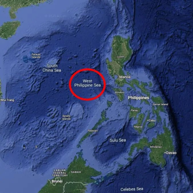 Phillipine Sea Map