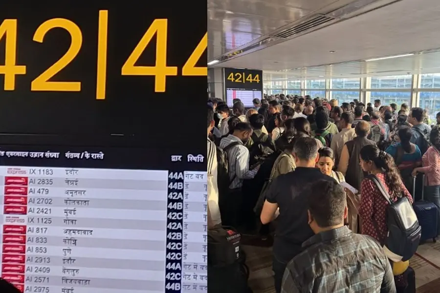 ‘Complete chaos here’: Dust storm paralyses Delhi airport, passengers ...