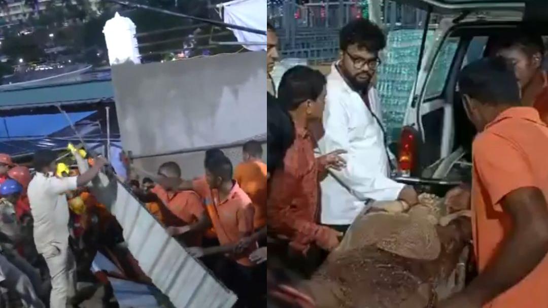 Eight dead, several injured as temple wall collapses in Andhra Pradesh