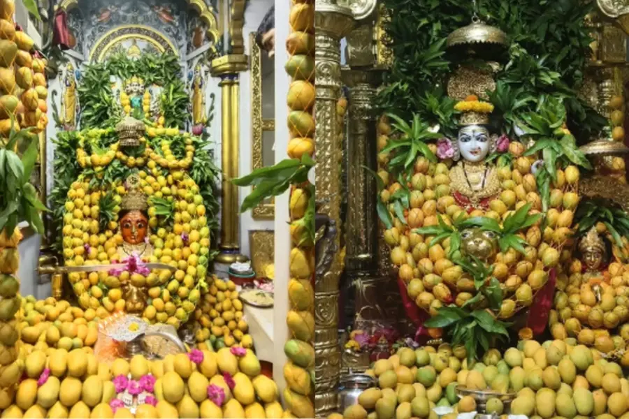 Why Mumbai’s Mumbadevi temple is glowing in mangoes this Akshaya ...