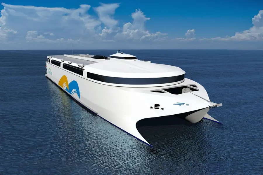 World's largest electric ship launched in Australia | PHOTOS