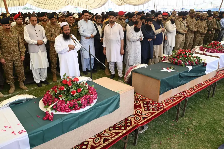Who were the key Pakistan army-police officials at funeral of ...