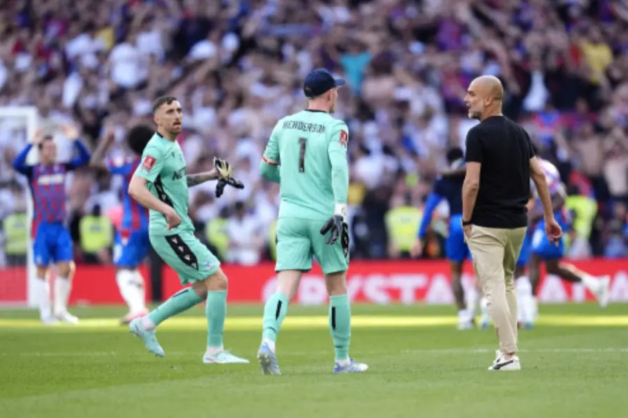 ‘In English football, you have to play...’: Guardiola confronts Crystal ...