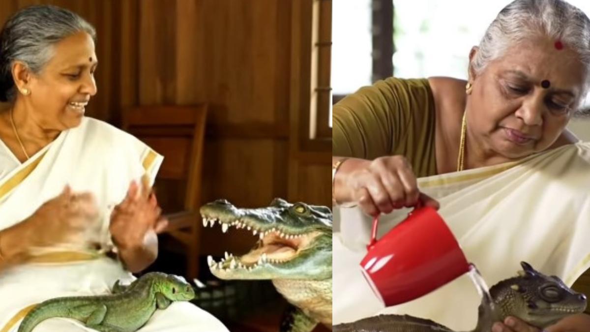 Kerala woman cuddling a crocodile? Truth behind the viral video