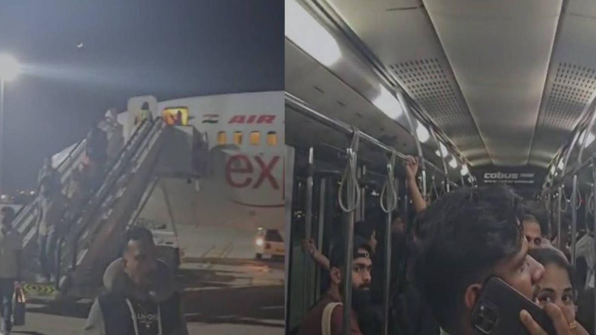 The passengers on flight IX 436, which took off from Dubai to Kochi at ...