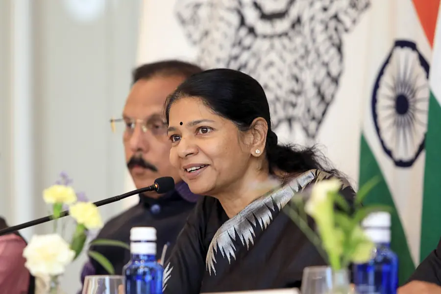 ‘What’s India's national language?’: MP Kanimozhi’s reply in Spain goes ...