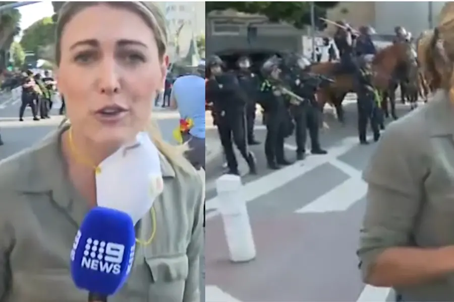 ‘You just shot a reporter’: Video shows LAPD firing at journalist ...
