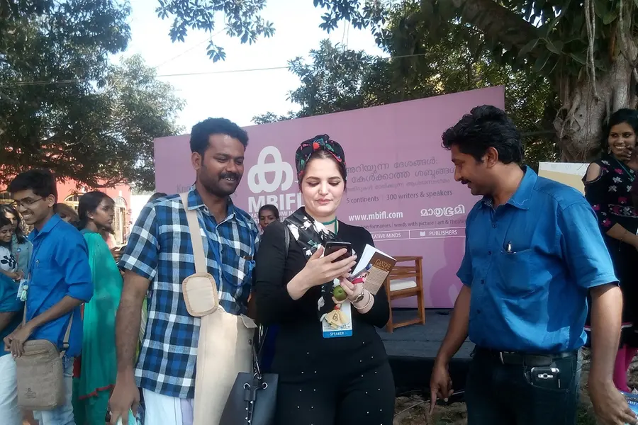 Iraqi writer Shahad Al Rawi celebrates birthday at MBIFL venue