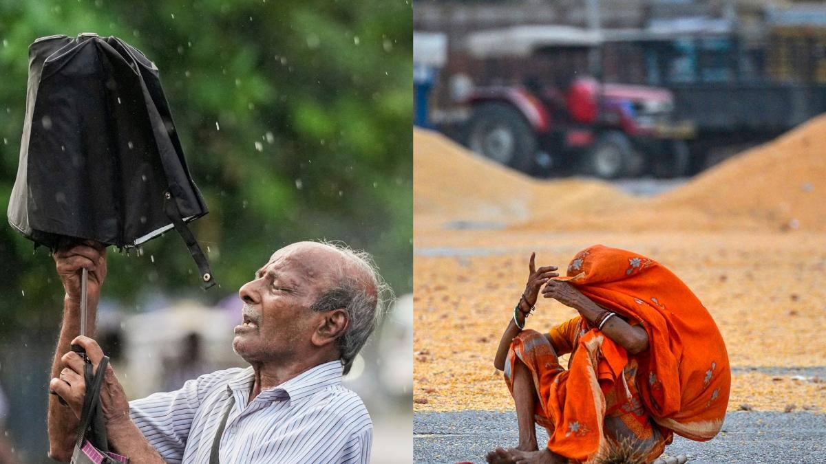 IMD weather alert: North India heatwave meets rain alert; south braces ...