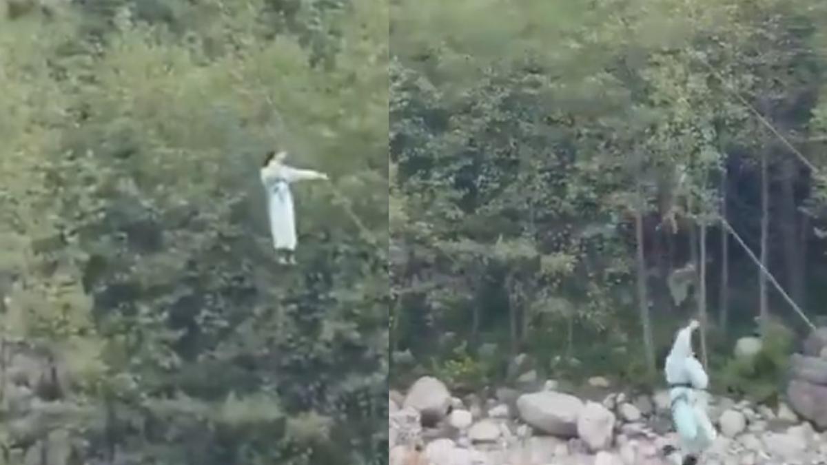 Shocking zipline accident in Manali: 12-year-old seriously injured ...