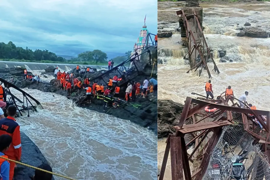 ‘Swept away in seconds’: survivor recounts chaos on collapsed Pune Indrayani river bridge