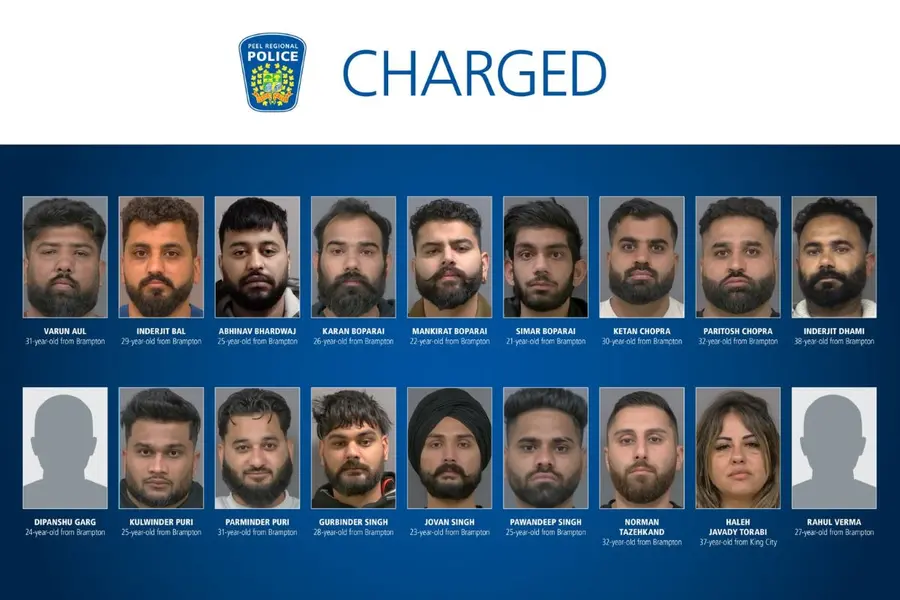 Hours before Modi’s arrival in Canada, police bust Indian-origin gang ...