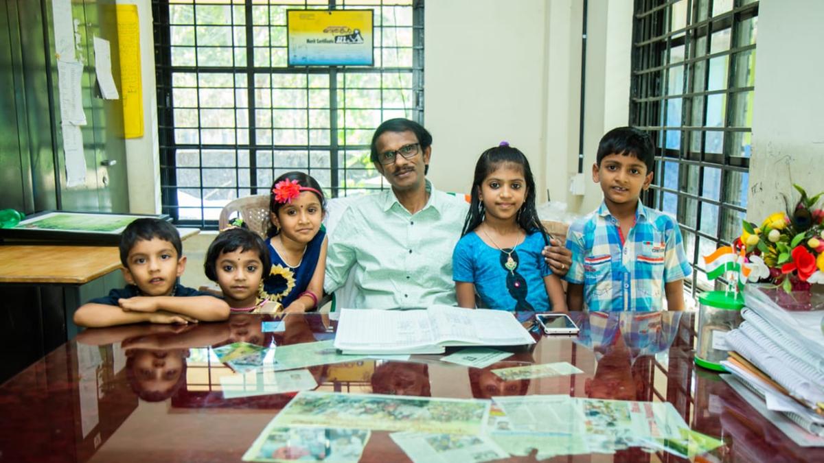 GLPS Varavoor school teaches kids with animals and credit goes to ...