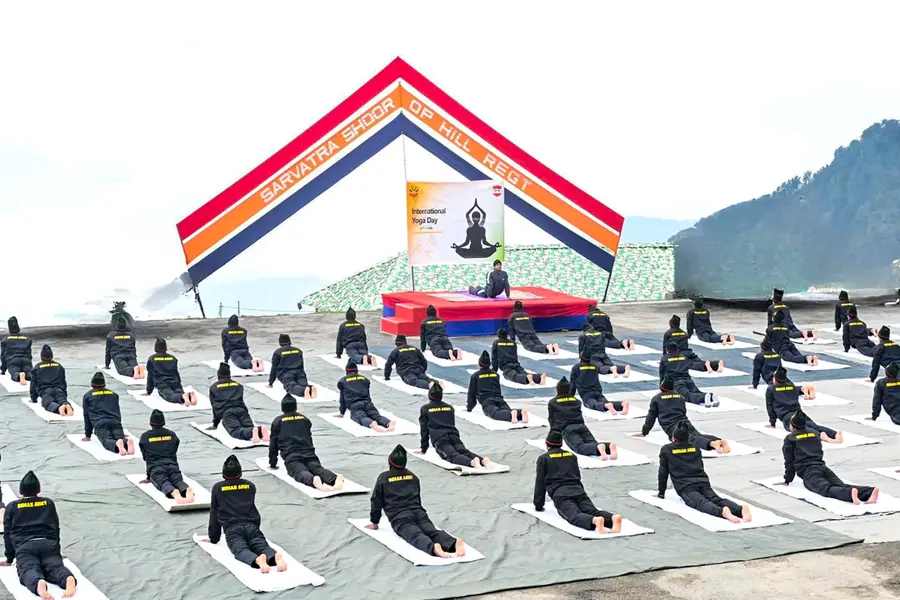 Indian Army leads global Yoga Day 2025 celebrations to promote health ...