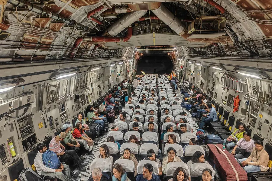 Operation Sindhu: IAF airlifts 268 Indians from Egypt amid ongoing ...