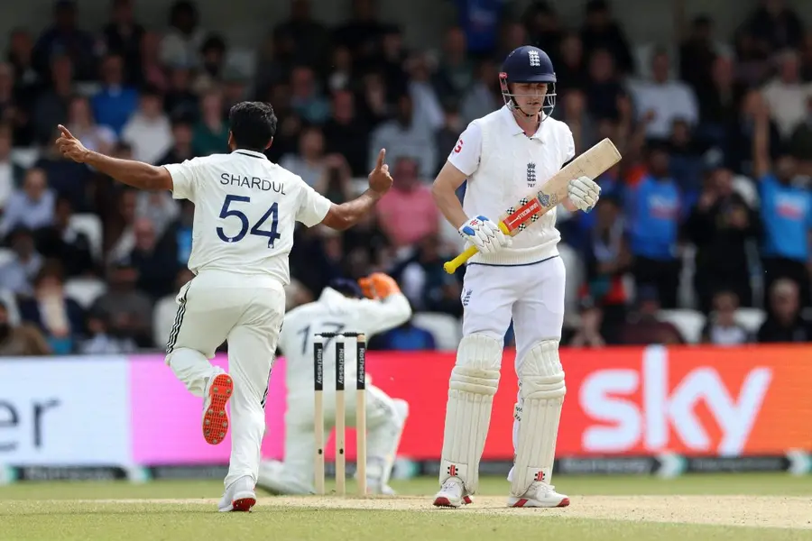 Lord Shardul: India's oasis in a barren spell, dismisses Duckett and ...