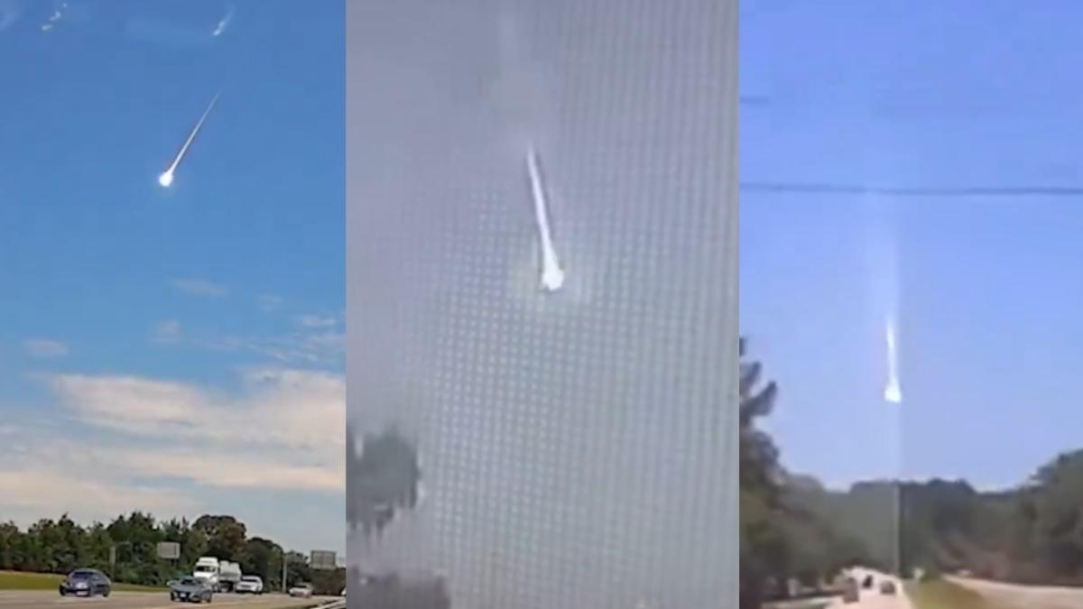 Did a meteor just land in Southeastern US? Dashcams capture bright ...