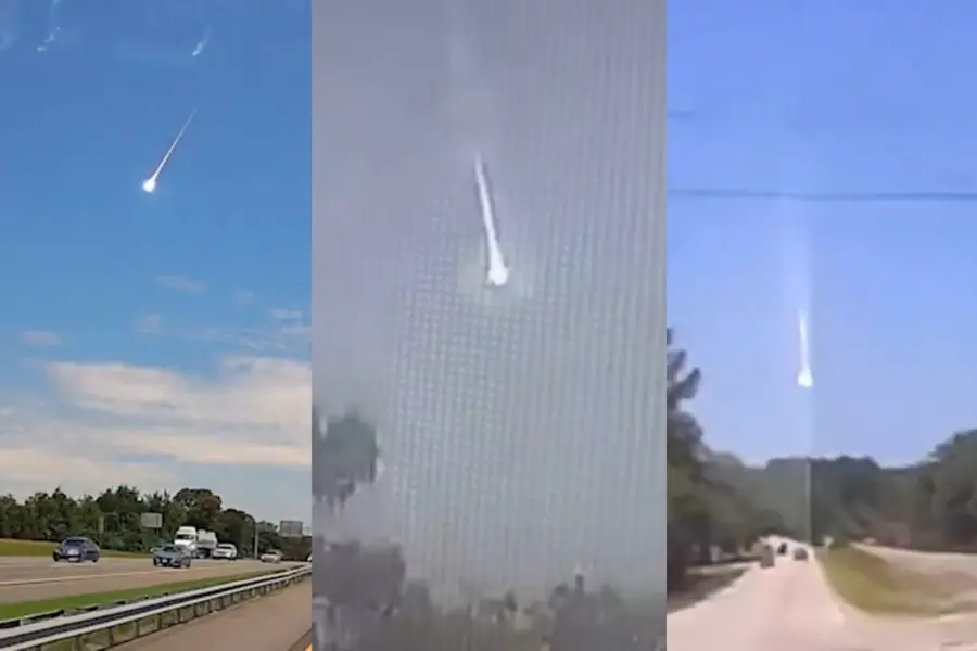 Did a meteor just land in Southeastern US? Dashcams capture bright ...