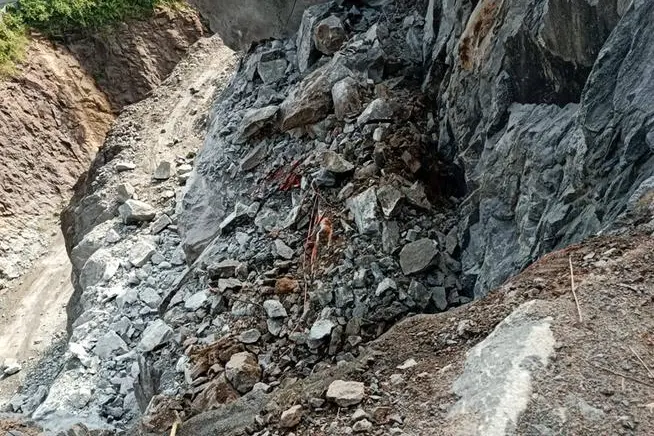 One among two workers dies after getting trapped in rockfall at ...