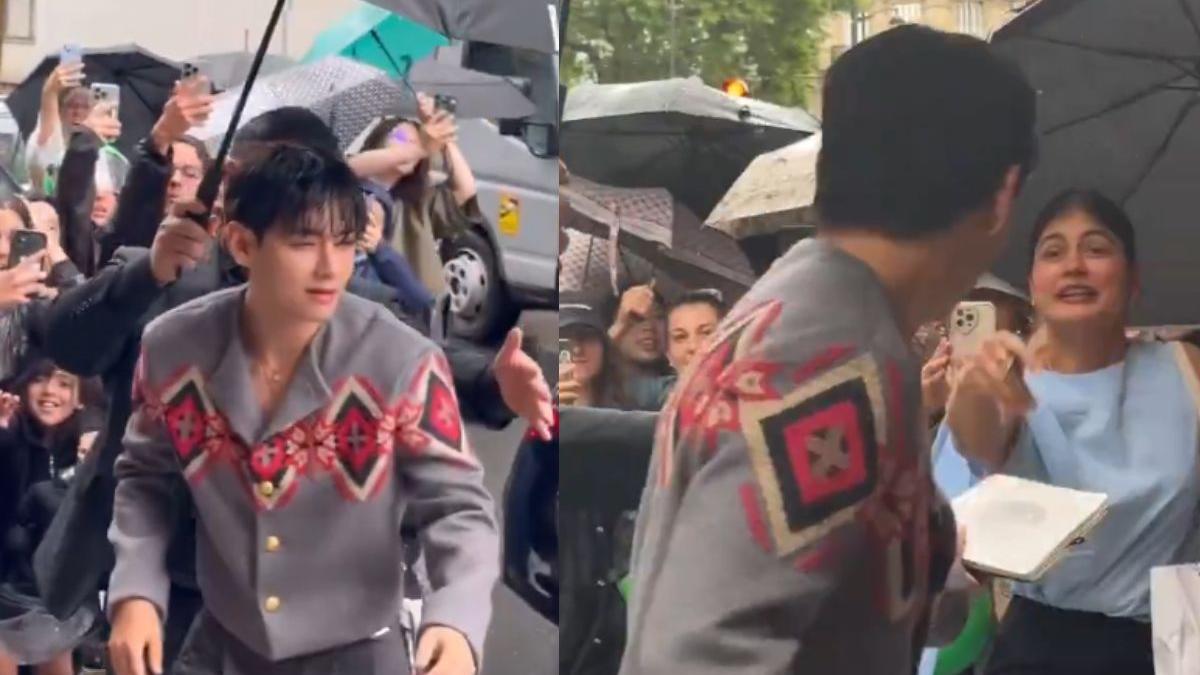 BTS V creates a dreamy K-drama scene with Indian fan in Paris; Internet ...