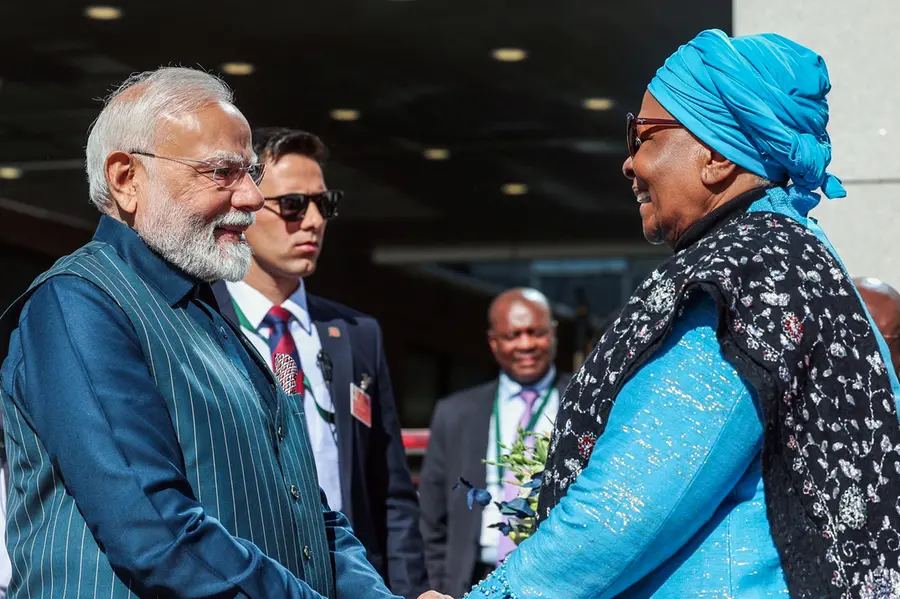 PM Modi conferred with Namibia's highest civilian award