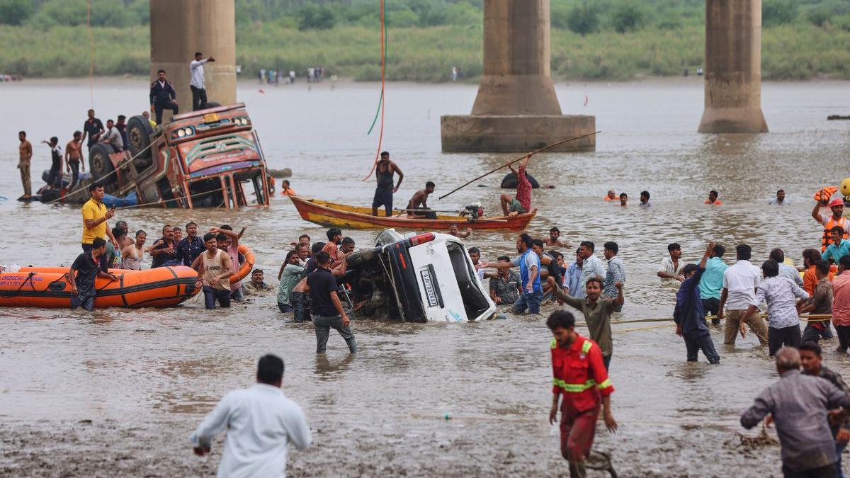 Gujarat bridge collapse: Death toll rises to 16, four officials suspended