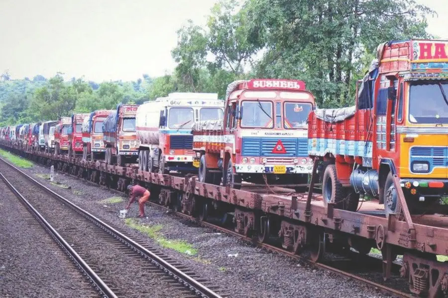 Konkan railway introduces first ever Ro-Ro car train for Ganpati ...