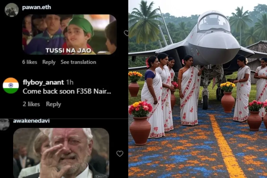 F-35B Nair: How a British fighter jet captured Kerala's heart