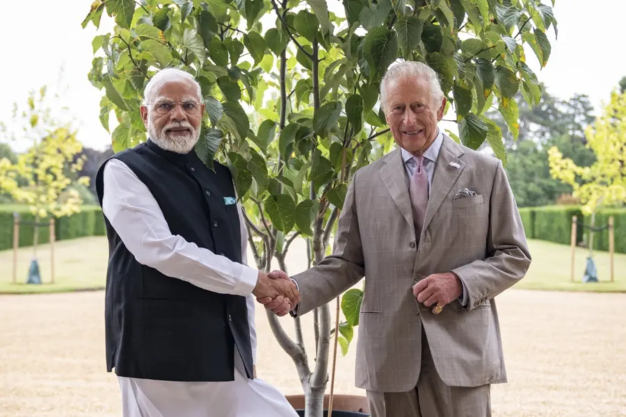 PM Modi meets King Charles III, presents tree sapling as symbol of ...
