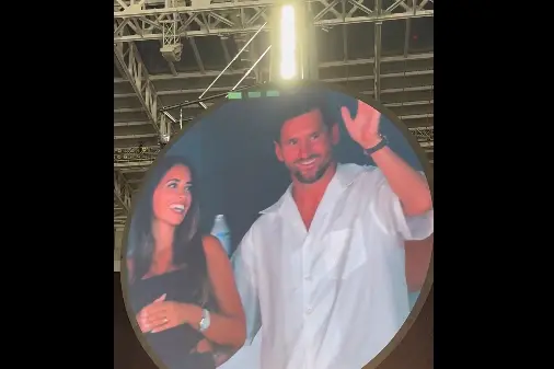 Messi enjoys family night out at Coldplay concert following ‘kiss cam ...