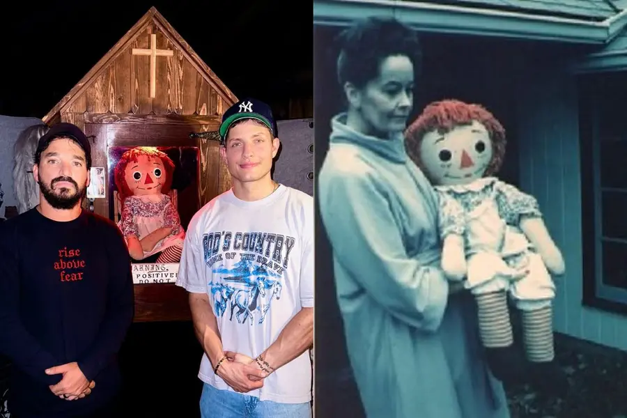 Comedian Matt Rife buys the infamous Annabelle doll and Warren home ...