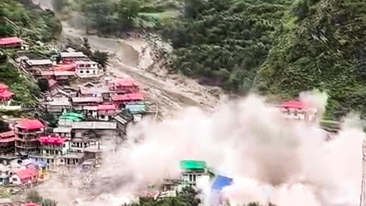 Cloudburst in Uttarakhand`s Uttarkashi causes flash floods, damaging and sweeping away houses in ...
