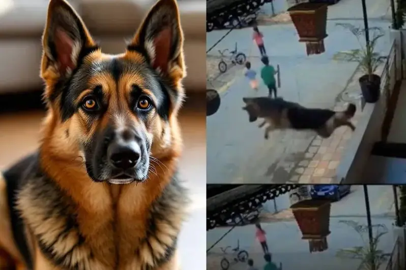 German Shepherd Vs stray dog: Viral video shows brave pet defending ...